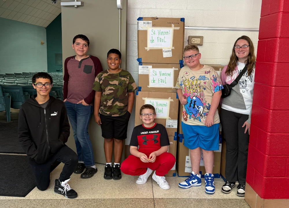 Struthers Middle School celebrates a decade of sock donations | News ...